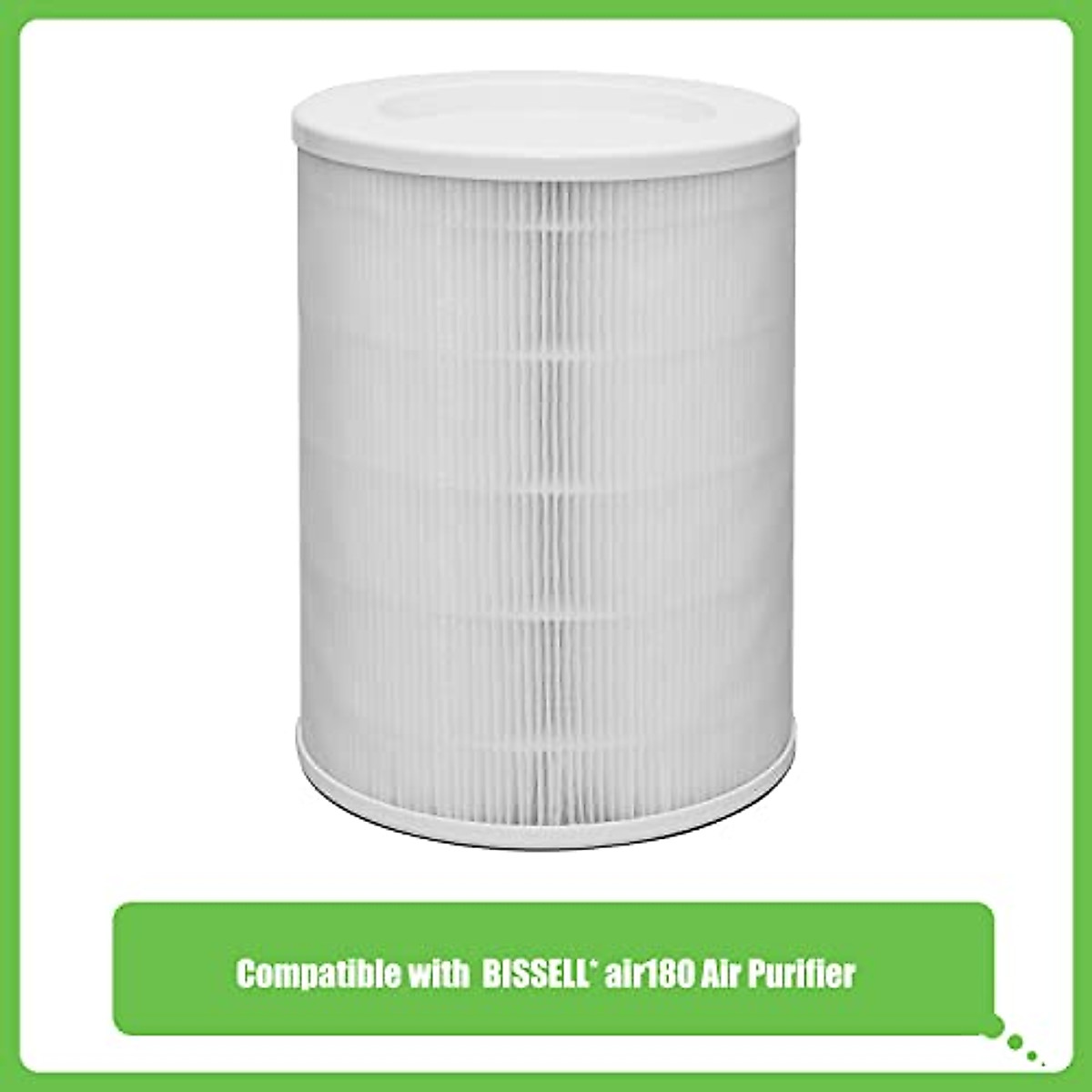 Hichoryer Air180 and Air180 max Replacement Filter, Compatible with BISSELL® Air180 Series Air Purifier, 3-IN-1 H13 True HEPA Filter Set, Compare to Part #3502, 2 Pack