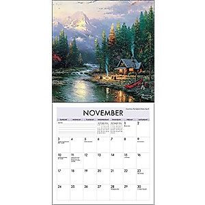 Thomas Kinkade Studios 2024 Mini Wall Calendar