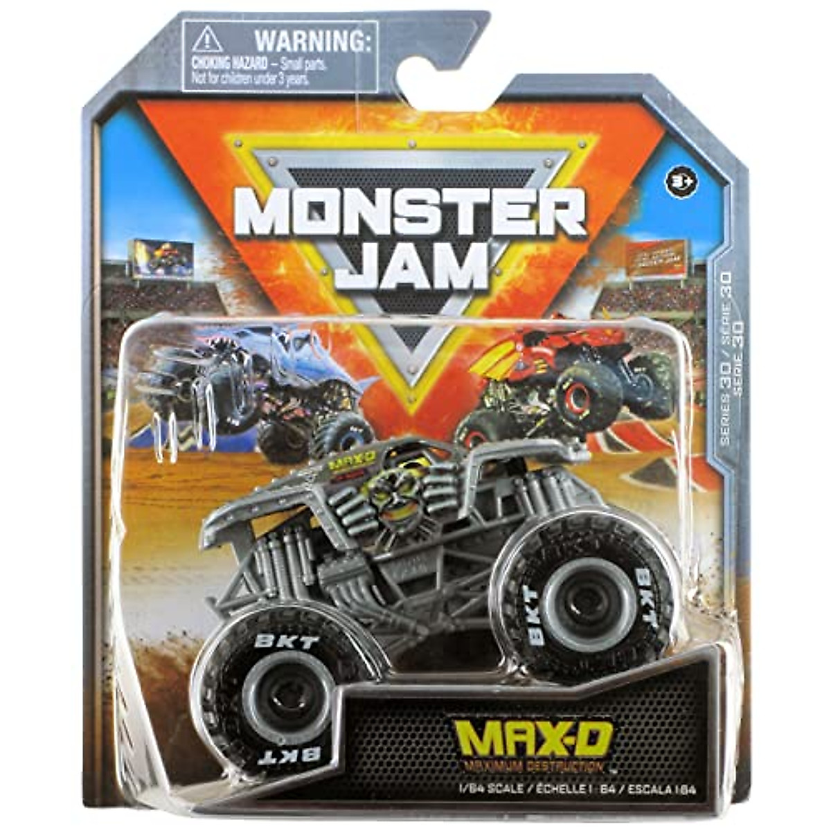 Monster Jam 2023 Spin Master 1:64 Diecast Truck Series 30 Legacy Trucks Max-D
