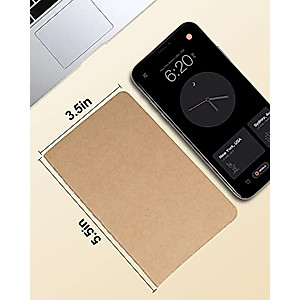 WeLiu Pocket Notebook Mini 8 Pack Notebooks 3.5 x 5.5 Inches Lined Small Journal Memo Notepad