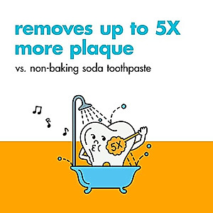 ARM & HAMMER Advance White Baking Soda Toothpaste, Frosted Mint 6 oz (Pack of 4)