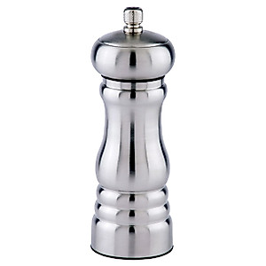 Chef Specialties 6.6 Inch Prentiss Pepper Mill, 6.6", Stainless