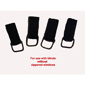 Bullseye Buddy - Window Gun Rest for POP-UP Blinds. 2 per Pack, Stainless Steel. Telescopic - fits Any Make or Model Blind.