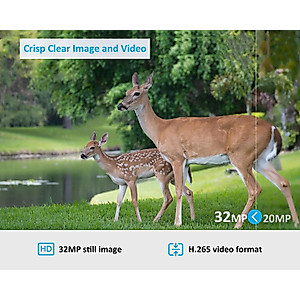 GardePro X50 Cellular Trail Camera, Full Video Preview, No-Glow IR, AT&T & T-Mobile, Game Cameras with 32MP H.265 1296p, 0.1s Trigger Speed, 100ft Night Vision