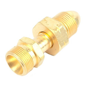 Forney 87806 Acetylene Regulator Adaptor, CGA 510 To CGA 520, #4 Tank to Regulator, 125-CF