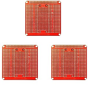 Treeidx 3pcs Expansion Board Breadboard Gold Plated Finish Proto Board PCB Compatible with Raspberry PI PICO