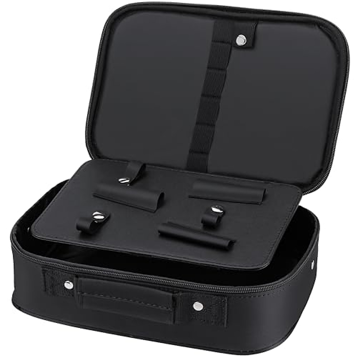 Noverlife Hair Clipper Case, Small Baber Bag for Scissors Clippers Trimmers & Haircut Kits, Barber Tools Storage Bag for Hairstylist Supplies & Grooming Kits, Hairdresser Organizer Bag Travel Case