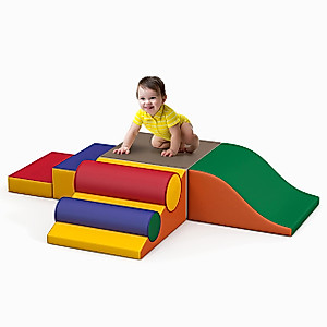 Betterhood Climbing Blocks - Kids Soft Foam Activity Playset - Toddler Soft Couch Climber Gymnastics Equipment for Crawling and Sliding at Home, Preschool