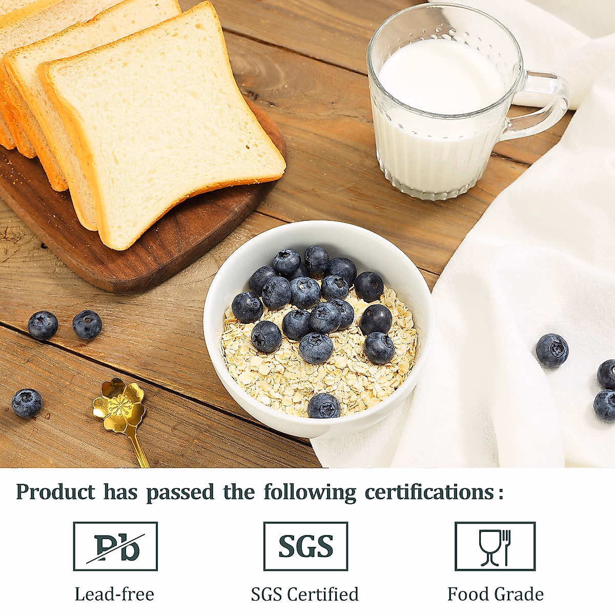 Yedio 90 oz Pasta Bowls 10 oz Porcelain Bowls