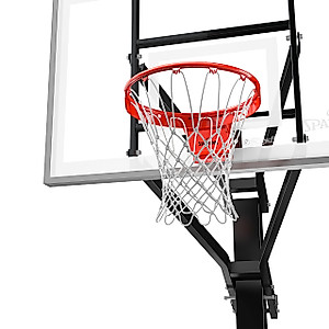 Spalding 888™" Series 60" Tempered Glass In-Ground Basketball Hoop