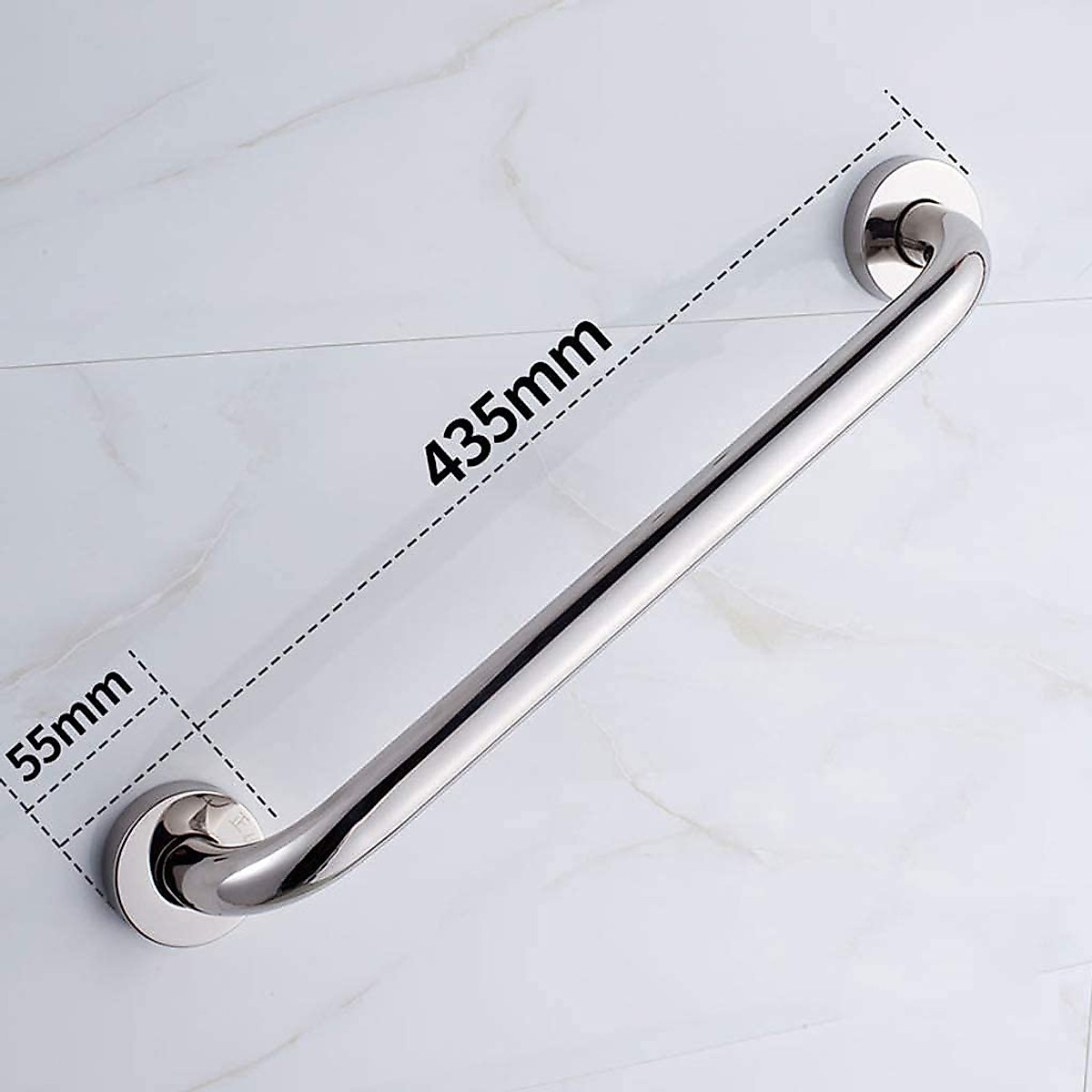 Grab Bars for Bathtubs and Showers, 304 Stainless Steel Safety Grab Rail, Anti-Slip for Disabled Elderly, Assistance Handrail for Bathtub Toilet Bathroom Kitchen Stairs Portable Safety Support Handle