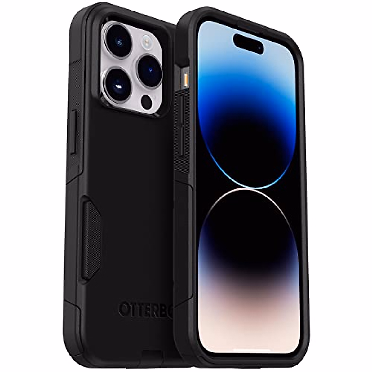 OtterBox iPhone 14 Pro Commuter Series Case - BLACK , slim & tough, pocket-friendly, with port protection