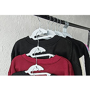 Sisnails Coat Hanger with Clothes Hanger Connector Hooks,Non-Slip Design, 0.2 Inches Thick, 360 Degree Swivel Hook,Dark Gray,10Pack