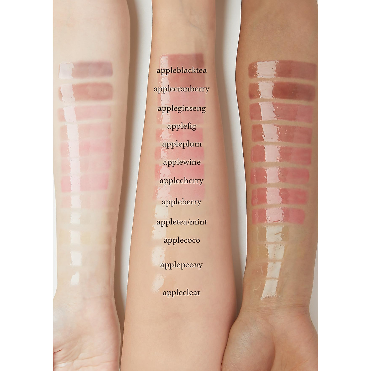 NOONI Vegan Appleseed Lip Oil - Appletea | Long-Lasting, Moisturizing, Plumping, Revitalizing for Dry Lips, Waterproof, No Peel Off, Korean Tint, Hydrating, Nourishing Crystal Clear, 0.12 FL Oz