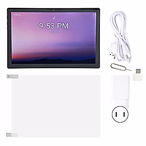 4G LTE Tablet, 4GB 64GB 100240V Octa Core Dual SIM Dual Standby 10.1 Inch Tablet 10.1 Inch IPS for Game (US Plug)