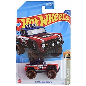 Hot Wheels Custom Ford Bronco, Baja Blazers 8/10 [red]
