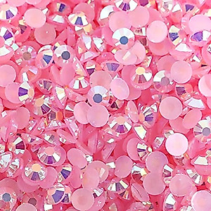 Bulk Jelly AB Resin Rhinestones Non Hotfix Rhinestone Craft Supplies Crystal for Bottles Mugs Tumbler Embellishments