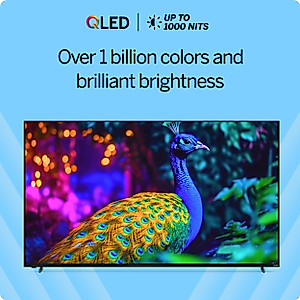 VIZIO 65-inch Quantum Pro 4K QLED 120Hz Smart TV with 1,000 nits brightness, Dolby Vision, Local Dimming, 240FPS @ 1080p PC Gaming, WiFi 6E, Apple AirPlay, Google Cast Built-in (VQP65C-84, 2023)
