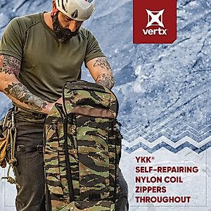 Vertx Gamut Checkpoint Mens Tactical Backpack 25L Large Molle Laptop Rucksack for Travel, Work, Outdoor, Utility Gear Bag, It's Black