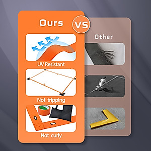 Professional Portable Pickleball Court Marking Kit for Outdoor & Indoor with Stainless Steel Shovel & Sand Bags for Sand or Tape | Pickleball Boundary Lines Set for Street, Parking Lot or Tennis Court