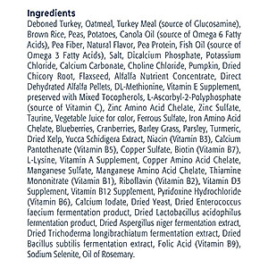 Blue Buffalo Basics Skin & Stomach Care, Natural Adult Small Breed Dry Dog Food, Turkey & Potato 4-lb