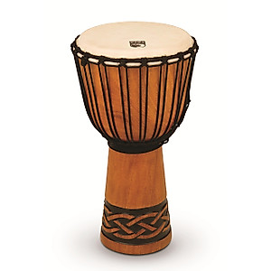 Toca TODJ-10CK Origins Series Rope Tuned Wood 10-Inch Djembe - Celtic Knot Finish