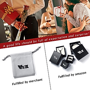 VNOX Personalized Engraved Love Quote Link Bracelet from Wife Anniversary Birthday Gifts to Lover Boyfriend Husband,Adjustable (A pair-for HIm&Her-I'll Always Be with You.)