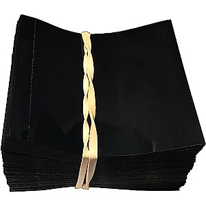 65 x 60 mm Black Shrink Sleeve for Liquor Bottles, Beverage Bottles and More. [Compatible Diameter Range: 1 1/4” – 1 1/2”] - Bundle of 1,000
