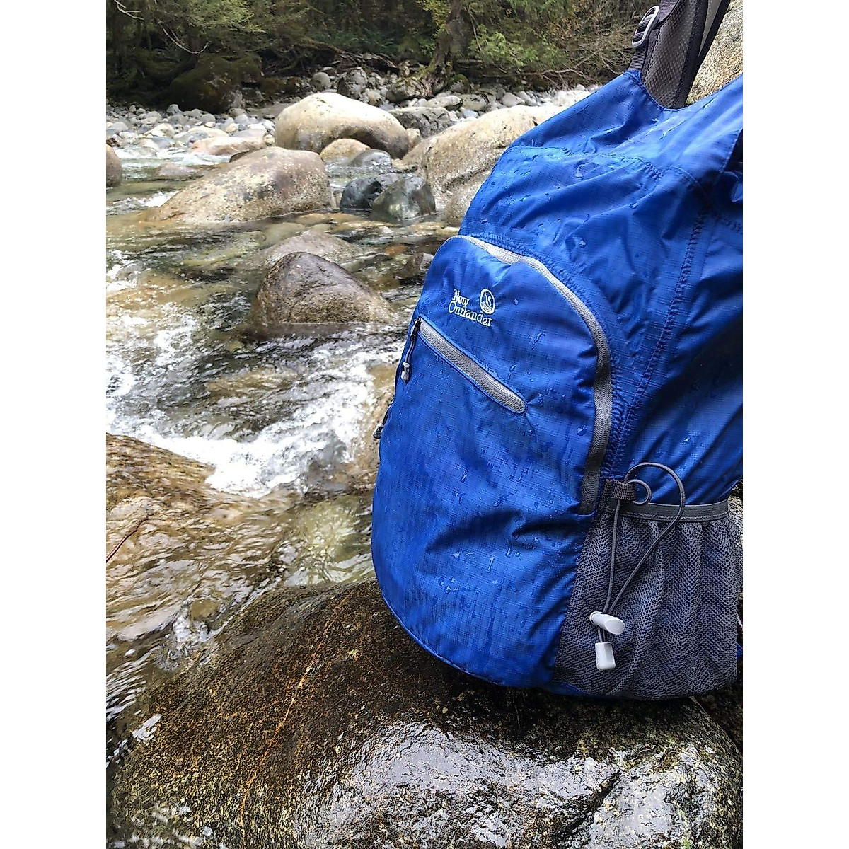 Outlander 100% Waterproof Hiking Backpack Lightweight Packable Travel Daypack(Green)