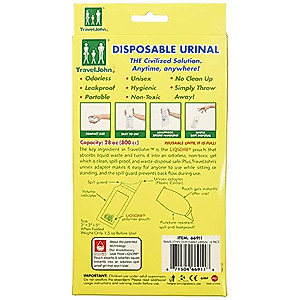 TravelJohn-Disposable Urinal (6 Pack)