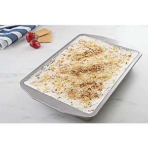 USA Pan American Bakeware Classics 9 x 13-Inch Rectangular Lasagna, Cake and Brownie Pan, Aluminized Steel, 9 x 13 Inch