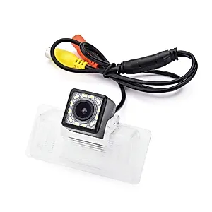 aSATAH 12 LED Car Rear View Camera for Nissan Altima/Latio/Tiida Sedan/Maxima/Teana &Vehicle Camera Waterproof and Shockproof Reversing Backup Camera (12 LED)