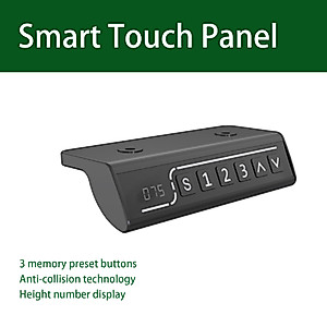 Lubvlook 71 Inch Electric Adjustable Height Standing Desk, Home Office Sit Stand Desk with 4 Splice Board, 71" x 24", White