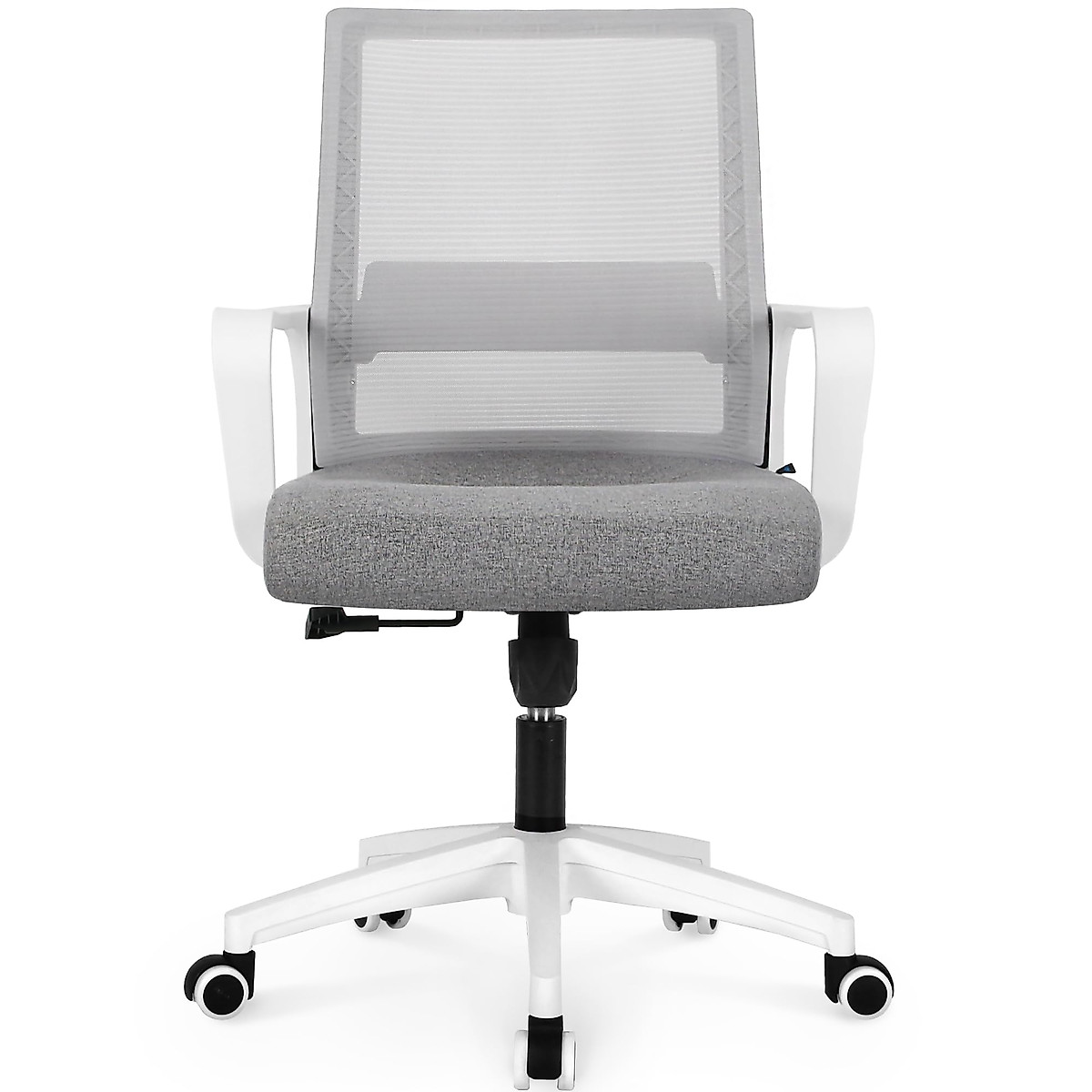 neo chair Office Swivel Desk Ergonomic mesh Adjustable Lumbar Support Computer Task Back armrest Home Rolling Women Adults Men Chairs Height Comfortable Gaming Guest Reception (Black)