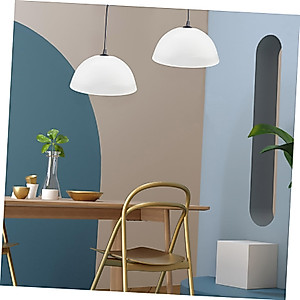 OSALADI Pendant Light Shade Glass Case Frosted Glass Lamp Shade Chandelier Shade Ceiling Fan Light Covers Pendant Lampshades for Bedroom, Living Room Pendant Light Shade Glass Case