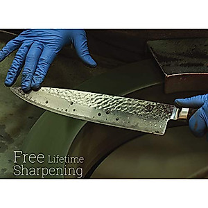 Shun Classic Blonde 9” Bread Knife, Blonde PakkaWood Handle, Full Tang VG-MAX Blade