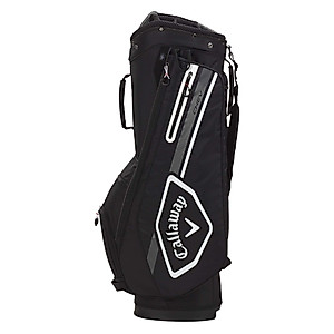 Callaway Golf 2021 Chev 14 Cart Bag , BLACK/WHITE/CHARCOAL