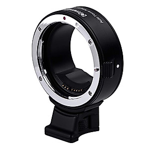 Commlite CM-EF-EOS R Lens Adapter, Electronic Auto-Focus EF to R Mount Adapter for Canon EF/EF-S Lens to EOS R, EOS RP, EOS R6, EOS R5 Series Mirrorless Cameras