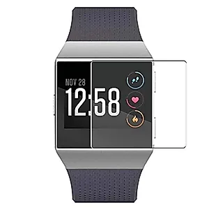 Puccy 4 Pack Screen Protector Film, compatible with Fitbit Ionic TPU Guard （ Not Tempered Glass Protectors ）