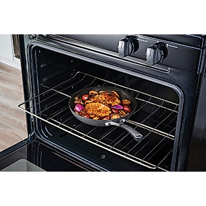 Calphalon 10-Piece Pots and Pans Set, Nonstick Kitchen Cookware with Stay-Cool Stainless Steel Handles, Black