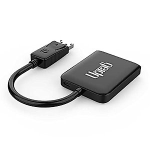UPTab DisplayPort to Dual HDMI 4K 60Hz Adapter Multi Monitor Splitter, Converter Multi-Stream Transport (MST) Hub, DP to 2X HDMI 2.0 (DisplayPort to Dual HDMI)