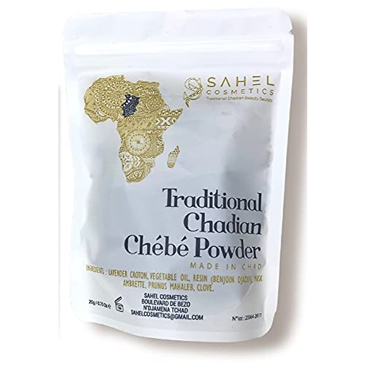 Uhuru Naturals Sahel Cosmetics Chebe Powder - Contains All-Natural Ingredients Promotes Strong and Healthy Hair Growth Helps Prevent Breakage Especially Formulated for Dry Hair Available in 4 Sizes