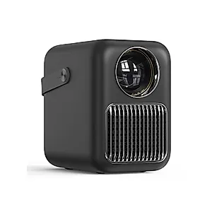 POKITTER Orca Retro 1080P Projector with WiFi and Bluetooth, 650 ANSI Lumens, Android 9.0 with 5000+ Apps, Auto Focus, 4D Keystone Correction, 10W Speakers, 40"-200" Image for Home,HDR10+,T6R MAX