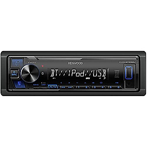 KENWOOD KMM-BT232U Bluetooth Car Stereo with USB Port, AM/FM Radio, MP3 Player, Detachable Face