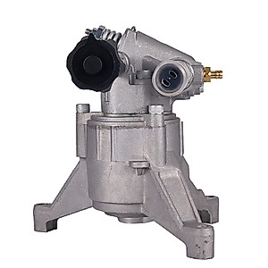 Mikatesi 7/8" Shaft Vertical Pressure Washer Pump 2600-3000 PSI @2.5 GPM OEM & Power Washer Pump Replacement with Troy Bilt SRMW22G26-EZ Craftsman AR Front Inlet/Outlet