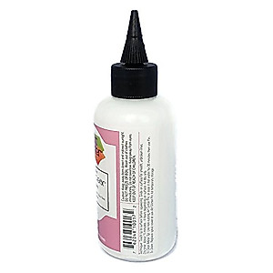 Art Glitter Glue Designer Dries Clear Adhesive 4 oz with Ultra Fine Metal Tip, Standard