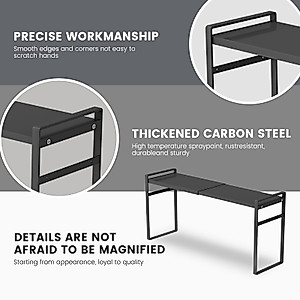 WOCHUANGSI 1pcs Small Narrow Tall Shelf for Windowsill Kitchen Organizer Window Sill Plant Shelf Stackable Shelves Bathroom Sill Thin Shelves for Narrow Spaces Counter Top Racks
