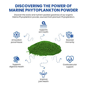 Mr. Ros Marine Phytoplankton: Supercharge Your Dog's Health (2.12 oz / 60 g). Essential Nutrients for Shiny Coat, Strong Joints & Overall Wellbeing