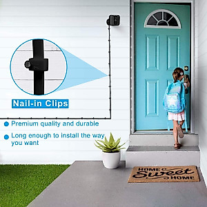 Itramax 30 FT Blink Outdoor/Indoor (3rd Gen) Charger Cable with Adapter(2 Pack),Compatible for Blink XT/XT2 Camera Charging Brick and 90 Degree Right Angled Micro USB Cord,Waterproof Power Wire Supply