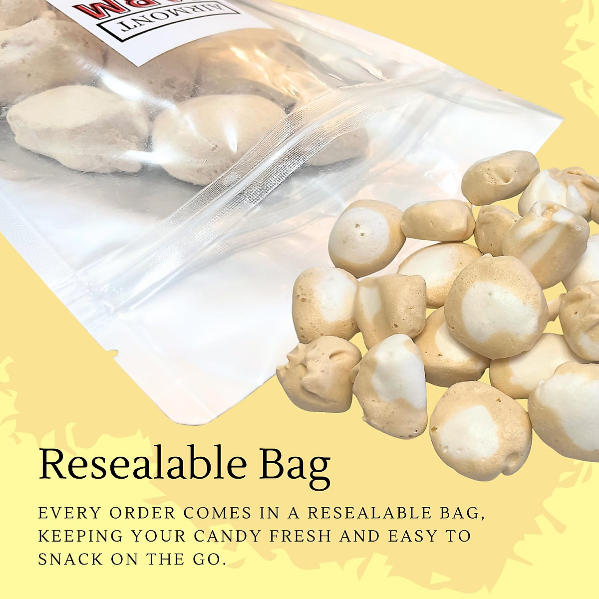 Freeze Dried Candy Tropical Rainbow Candy 5oz - Ships In Box - Deliciously Crunchy, Intense Flavor, Lightweight Snack - Resealable Bag (Tropical 5oz)